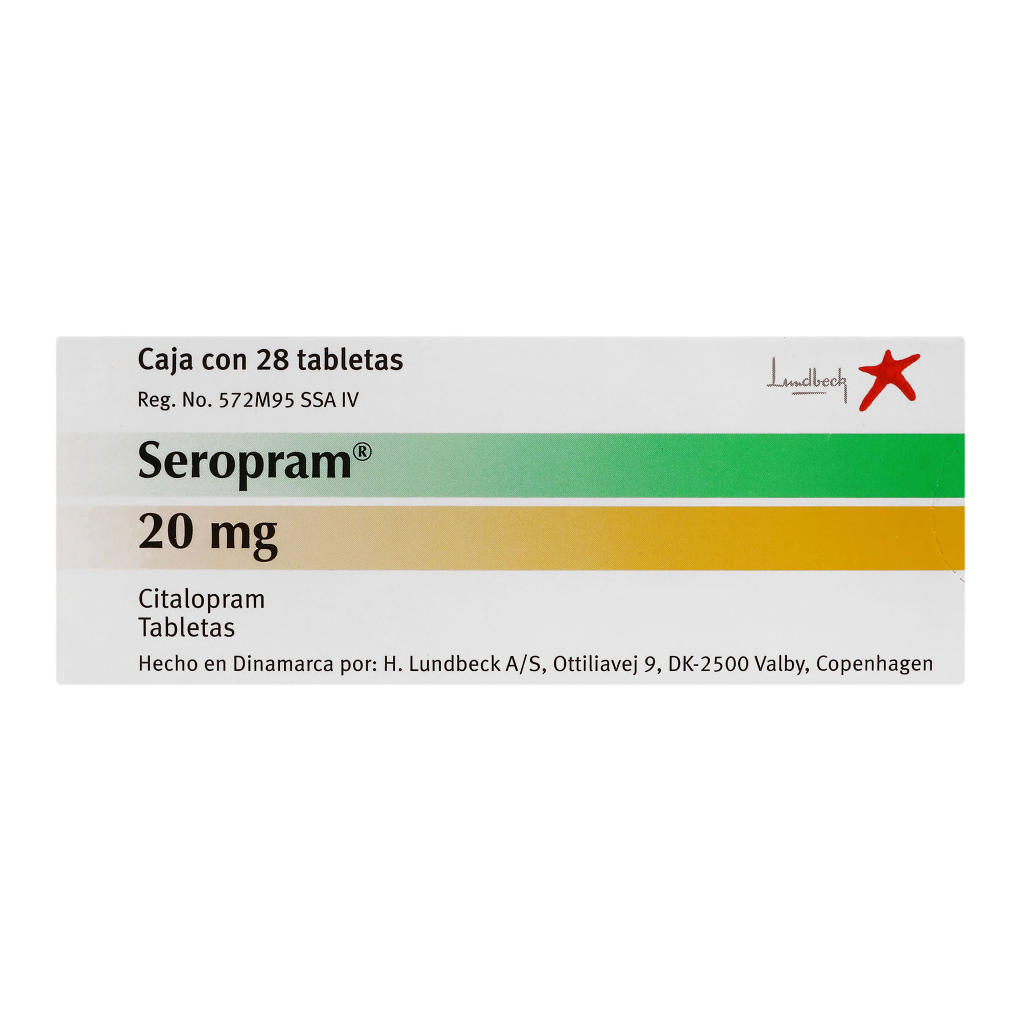 CITALOPRAM SEROPRAM 28Pieza(s) | Infocode